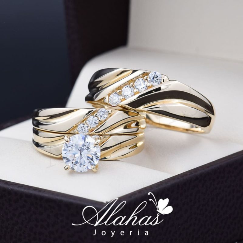 Anillos de boda en Oro 14k, Plata 925 y Diamantes | Joyería Alahas
