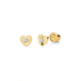 Dormilona redonda en oro 14k | Joyería Alahas