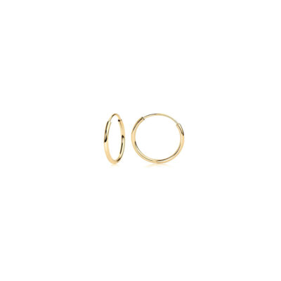 Argolla Endless piercing 10mm en Oro 14k | Joyería Alahas