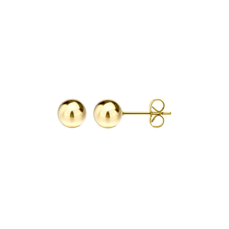 Dormilona en oro 14k bola 7MM | Joyería Alahas